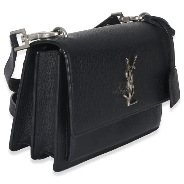 Saint Laurent Monogram Sunset Shoulder Bag - Blue