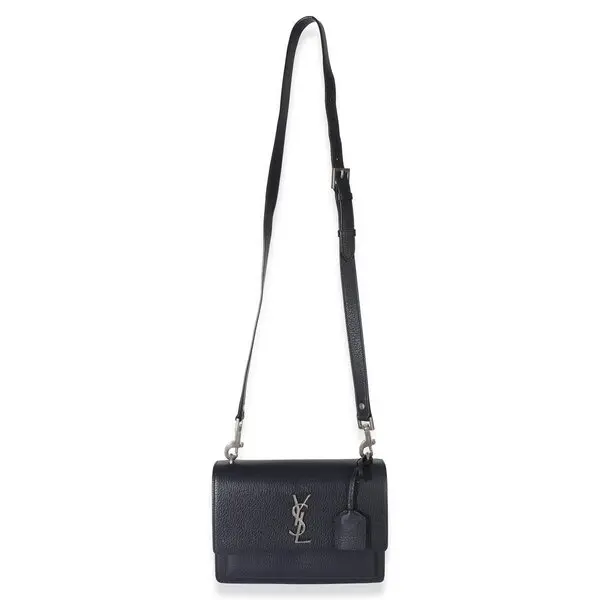 Saint Laurent Monogram Sunset Shoulder Bag - Blue