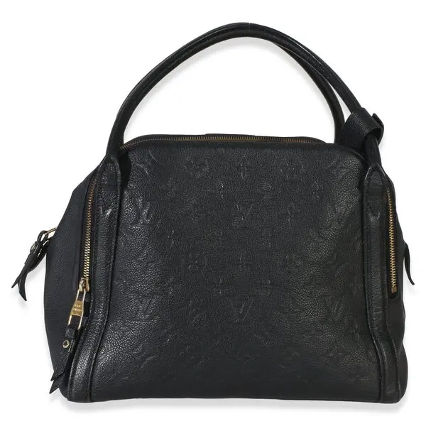 LOUIS VUITTON Monogram Empreinte Marais Mm - Black