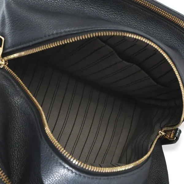 LOUIS VUITTON Monogram Empreinte Marais Mm - Black