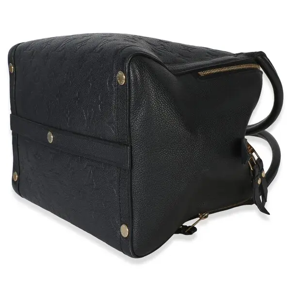 LOUIS VUITTON Monogram Empreinte Marais Mm - Black