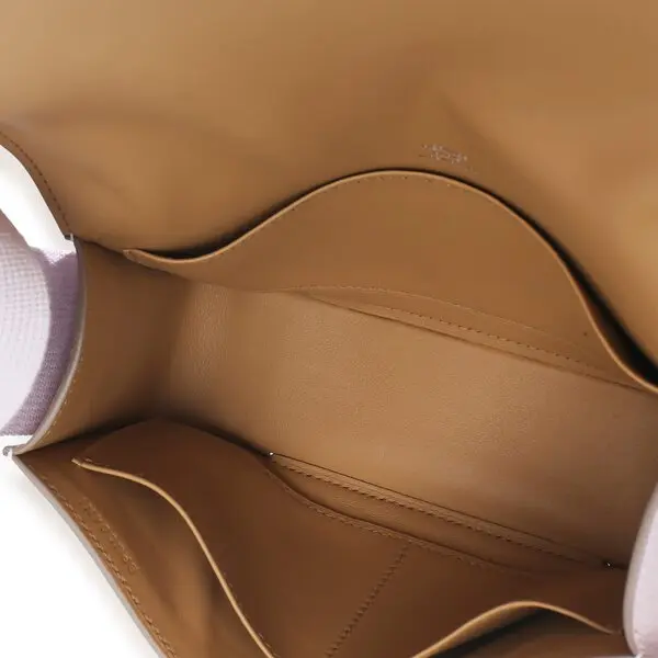 Hermès Mauve Pale Chai Verso Chevre Mysore Geta - Pink