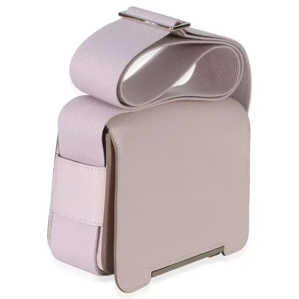 Hermès Mauve Pale Chai Verso Chevre Mysore Geta - Pink