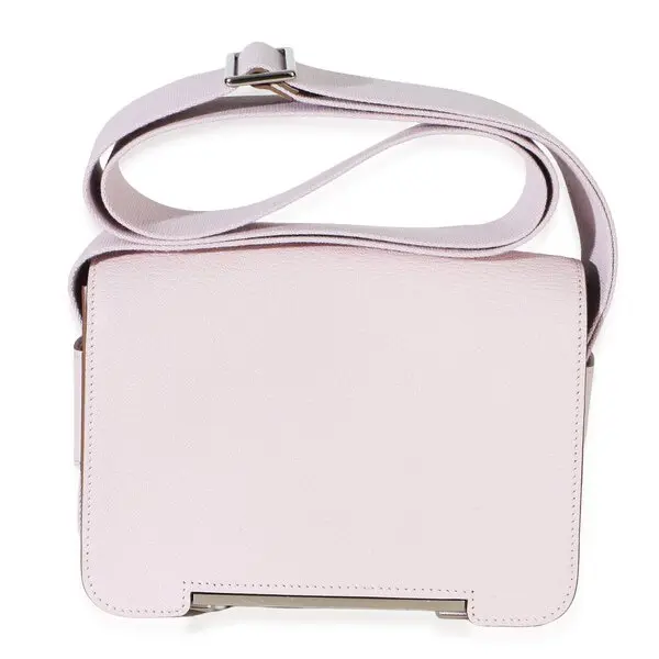 Hermès Mauve Pale Chai Verso Chevre Mysore Geta - Pink