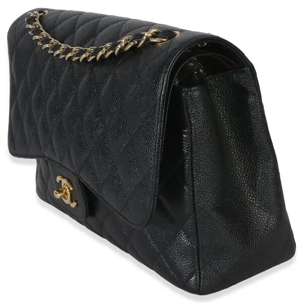 Chanel Jumbo Double Flap Bag - Black