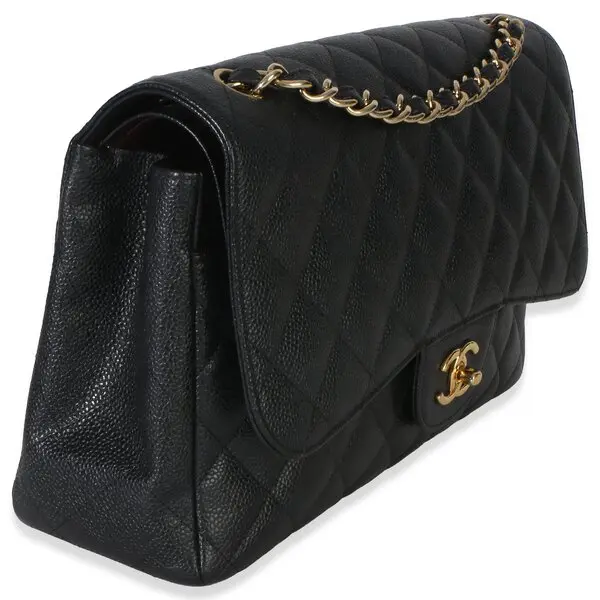 Chanel Jumbo Double Flap Bag - Black