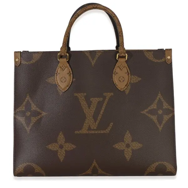 LOUIS VUITTON Reverse Monogram Onthego Mm - Brown