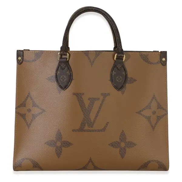 LOUIS VUITTON Reverse Monogram Onthego Mm - Brown