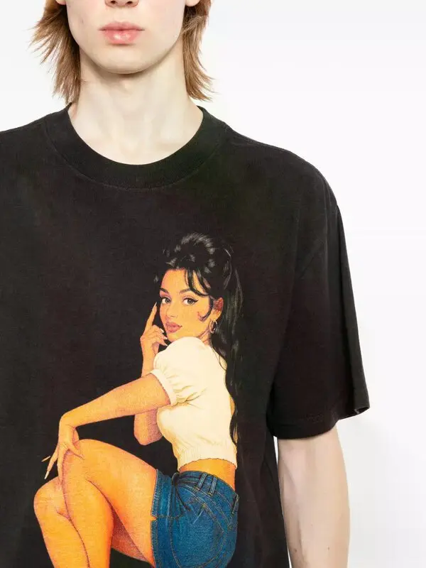 MELT Graphic-print T-shirt - Black