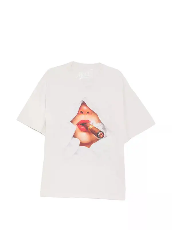 MELT Cigarette-print T-shirt
