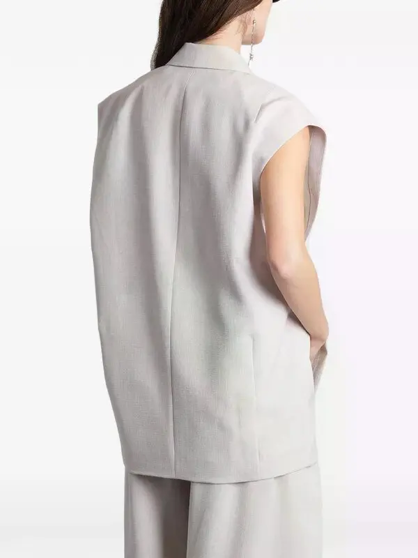 IRO PARIS Soledad Sleeveless Jacket - Grey