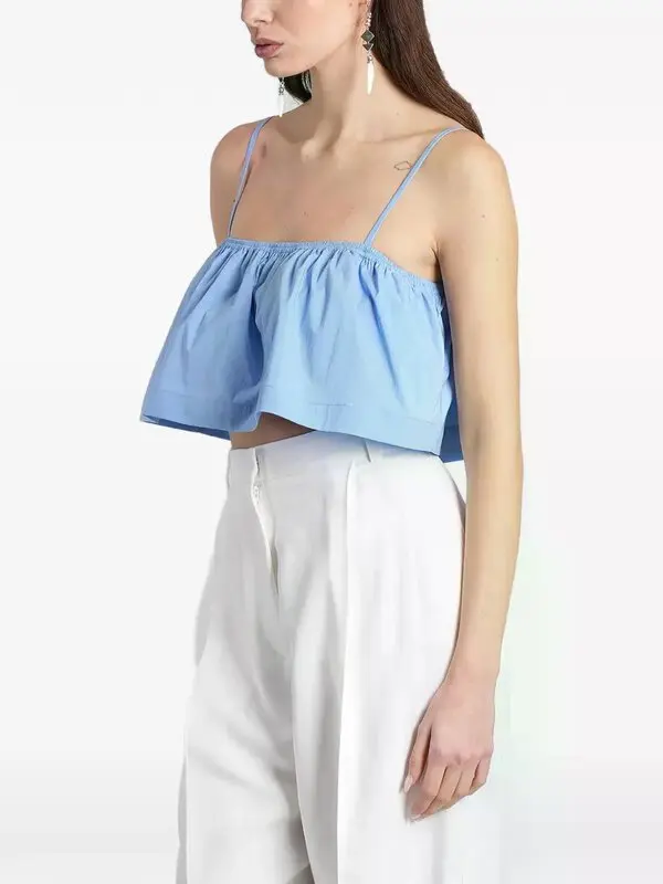 IRO PARIS Naomy Ruffled Cotton Top
