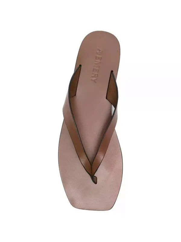 A.emery Kinto Leather Sandals - Neutrals