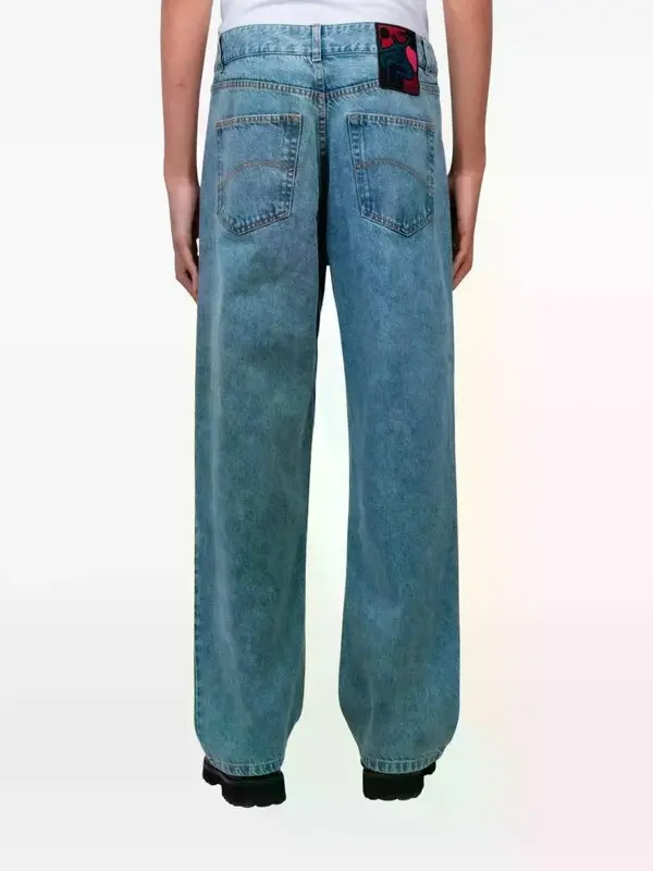 PARRA Graphic-patch Jeans