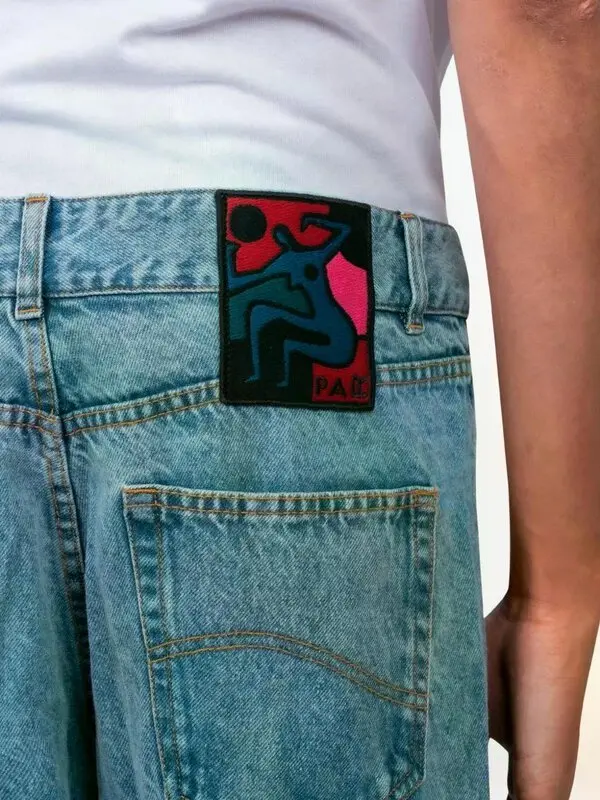 PARRA Graphic-patch Jeans