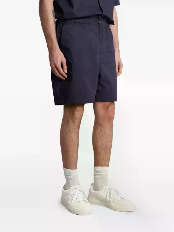 ROBERTO COLLINA Drawstring-waistband Cotton Shorts - Blue