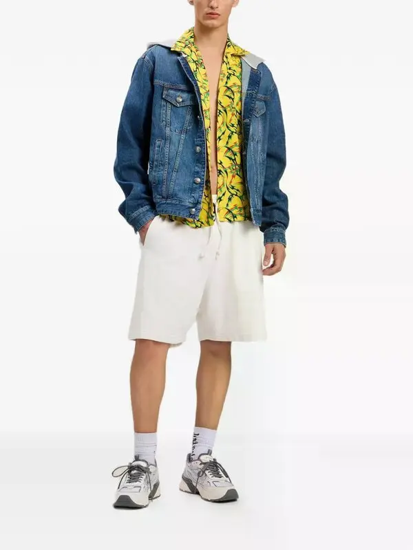Palm Angels Hooded Denim Jacket