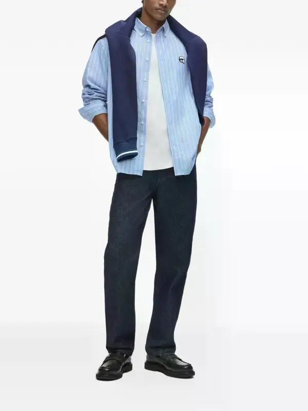 Karl Lagerfeld Ikon Stripe Relaxed Shirt