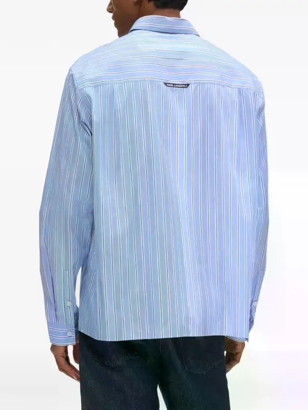 Karl Lagerfeld Ikon Stripe Relaxed Shirt
