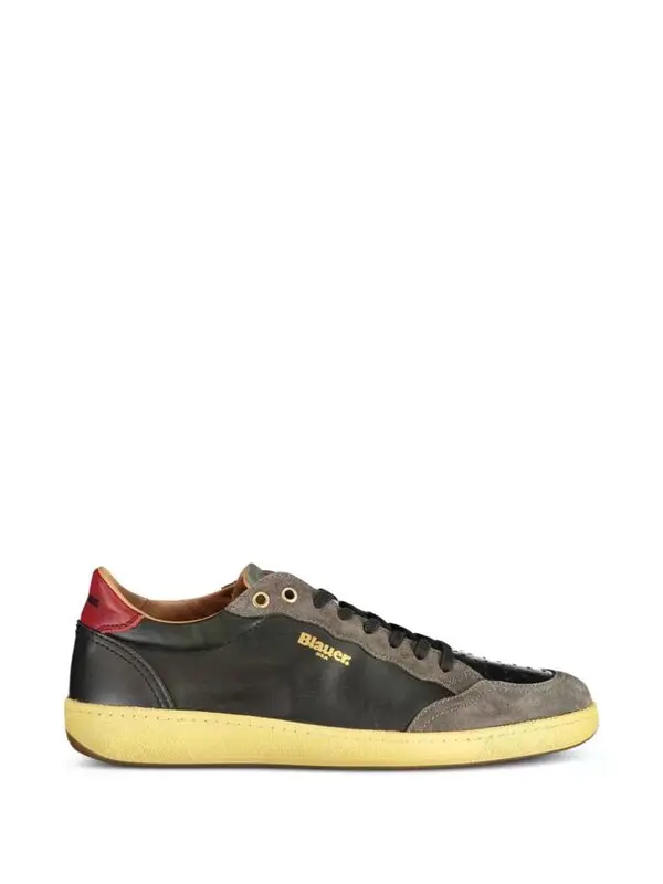 BLAUER. Murray Suede-panel Sneakers