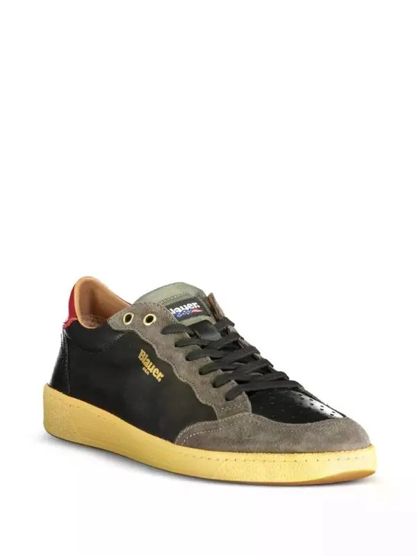 BLAUER. Murray Suede-panel Sneakers