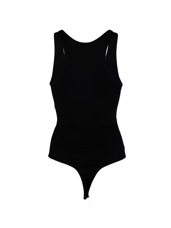 AGOLDE Maria Ribbed Bodysuit - Black