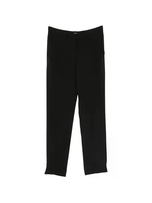SIMONA CORSELLINI Straight-leg Trousers - Black