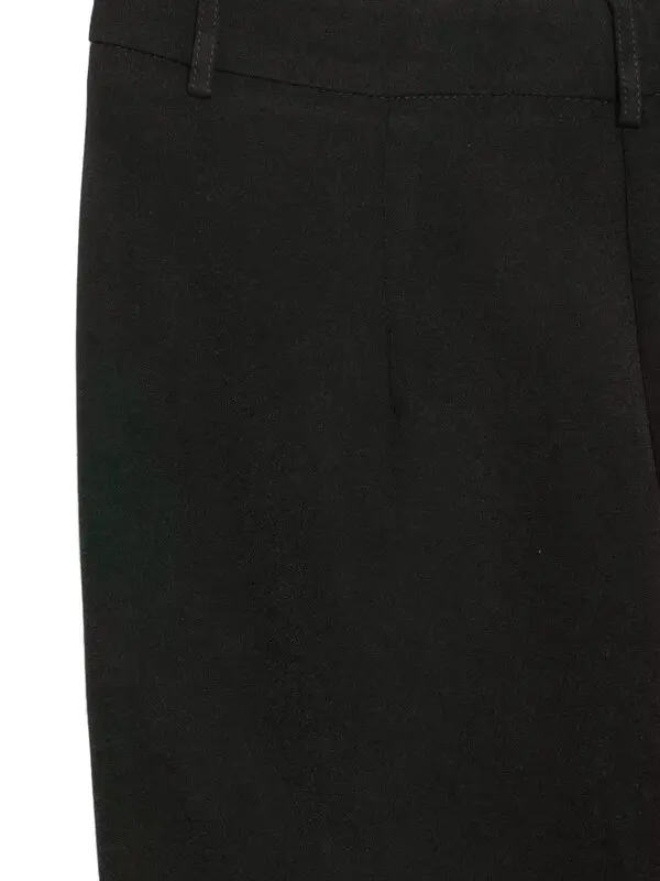 SIMONA CORSELLINI Straight-leg Trousers - Black