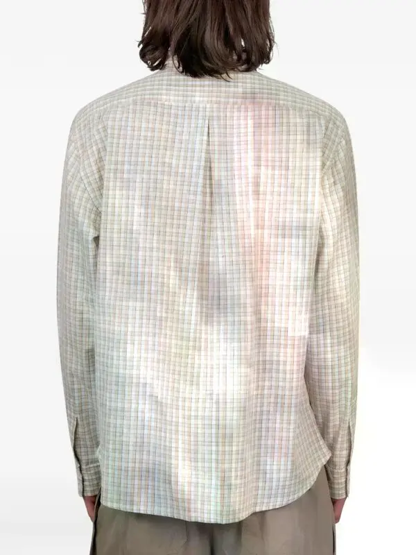 Gimaguas Ruben Check-print Shirt - Neutrals