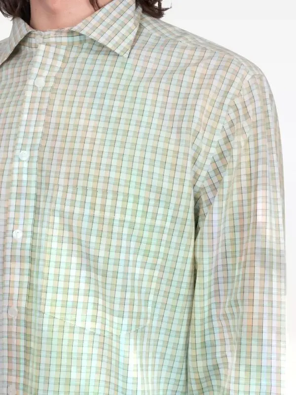 Gimaguas Ruben Check-print Shirt - Neutrals