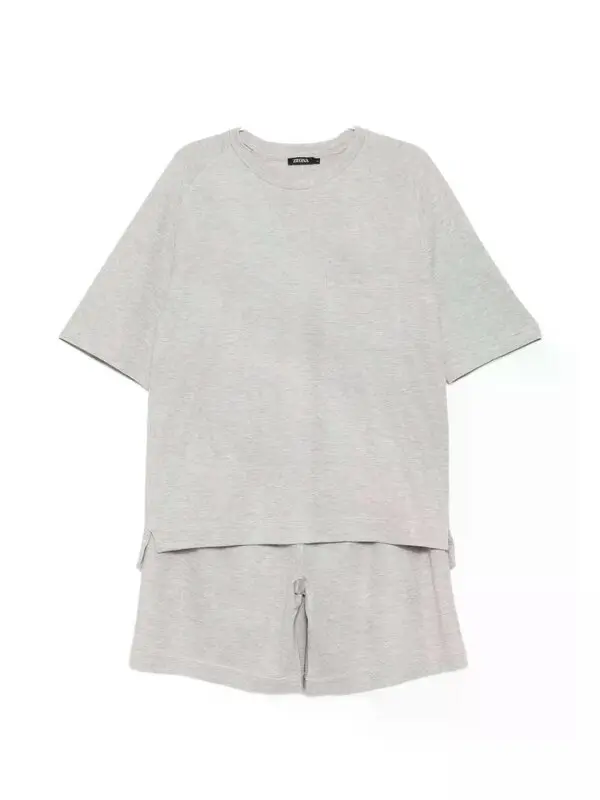Zegna Patch-pocket T-shirt - Grey