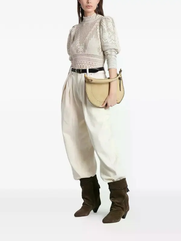 Isabel Marant Étoile Dahara Pointelle-knit Sweater - Neutrals