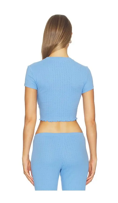 WELLBEING + BEINGWELL Auryn Tee - Blue