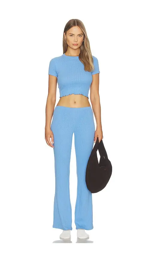 WELLBEING + BEINGWELL Auryn Tee - Blue