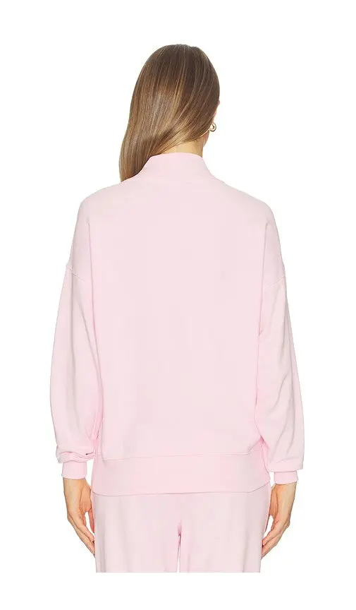 WELLBEING + BEINGWELL Shay Oversized Mock Neck Crew