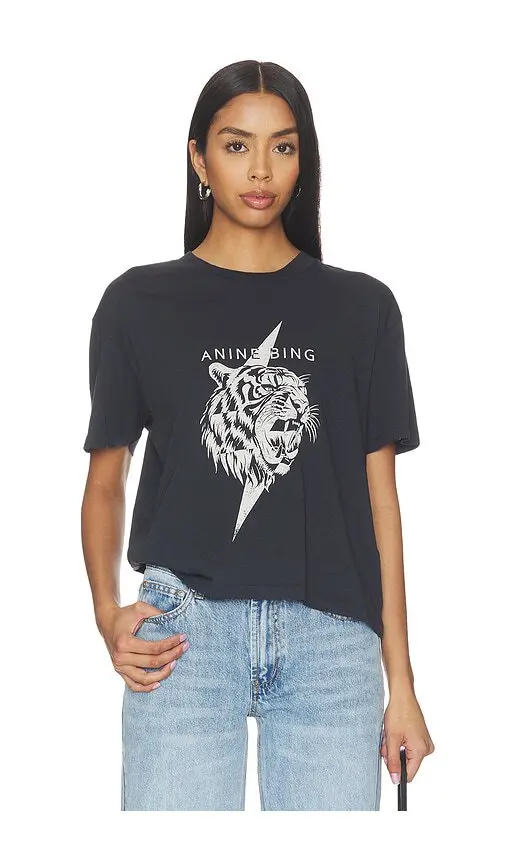 ANINE BING Tiger Graphic T-shirt