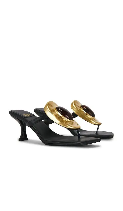 Jeffrey Campbell Bazaar Sandal With Metallic Hardware