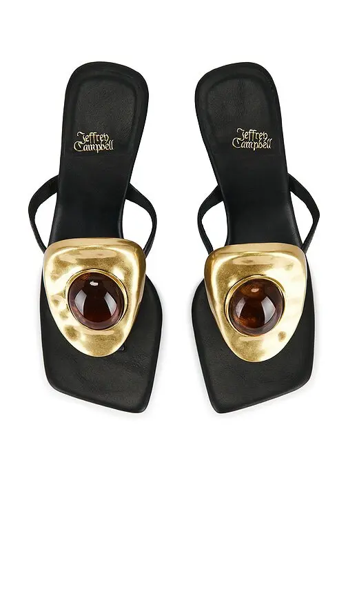 Jeffrey Campbell Bazaar Sandal With Metallic Hardware