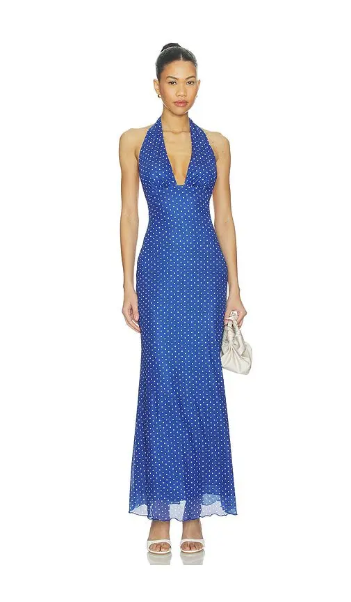 MORE TO COME Charly Halter Maxi Dress
