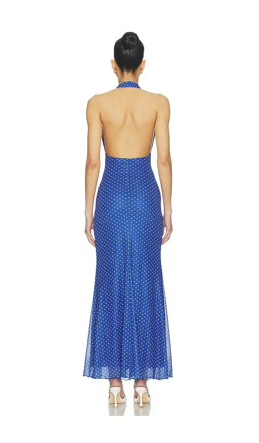 MORE TO COME Charly Halter Maxi Dress