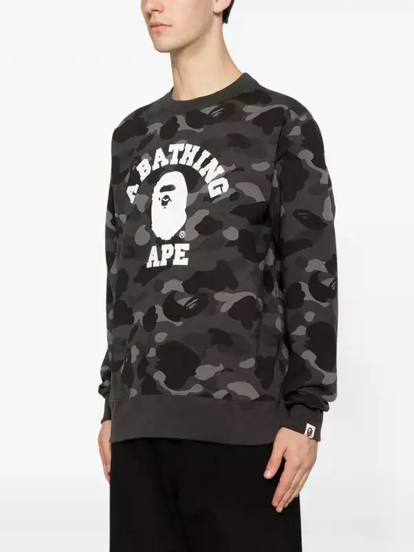 BAPE BLACK BY *A BATHING APE® Camouflage Logo Sweatshirt