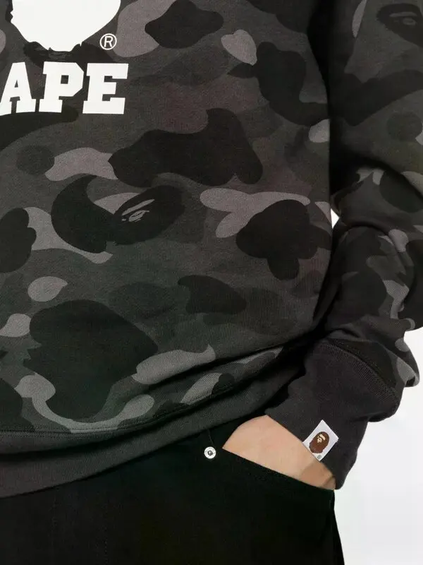 BAPE BLACK BY *A BATHING APE® Camouflage Logo Sweatshirt