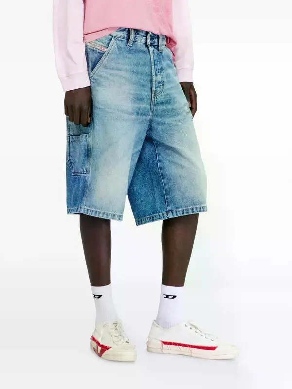 DIESEL® Distressed Finish Cargo Shorts