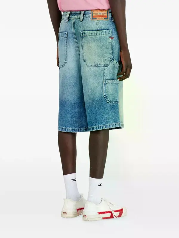DIESEL® Distressed Finish Cargo Shorts