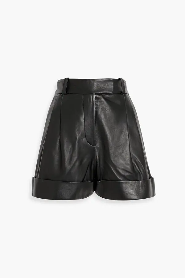 Rag & Bone Neila Leather Shorts - Black