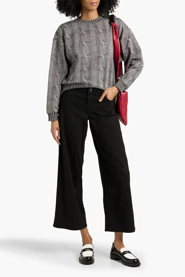 Rag & Bone Aiden Low-rise Wide-leg Jeans