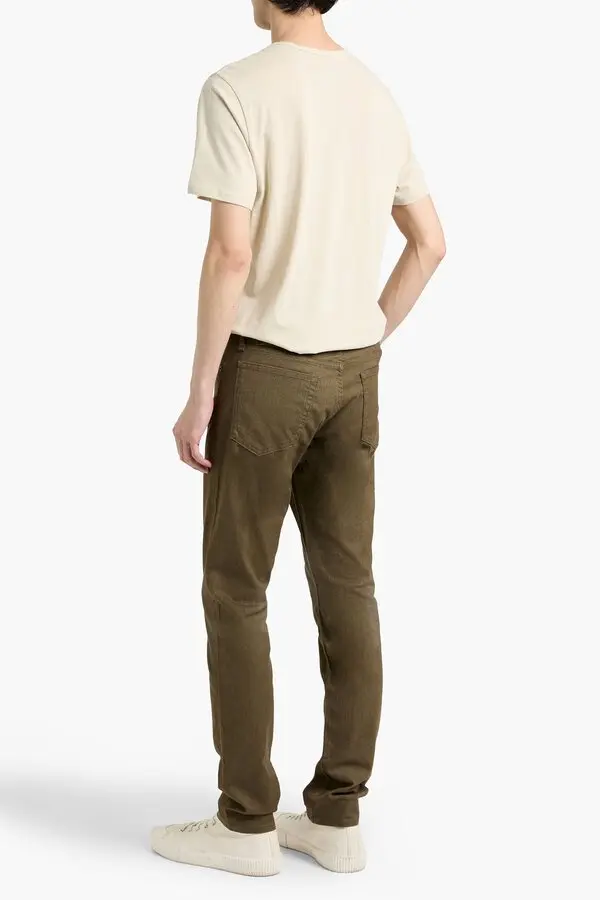 Rag & Bone Pima Cotton And Linenblend Jersey Tshirt - Beige