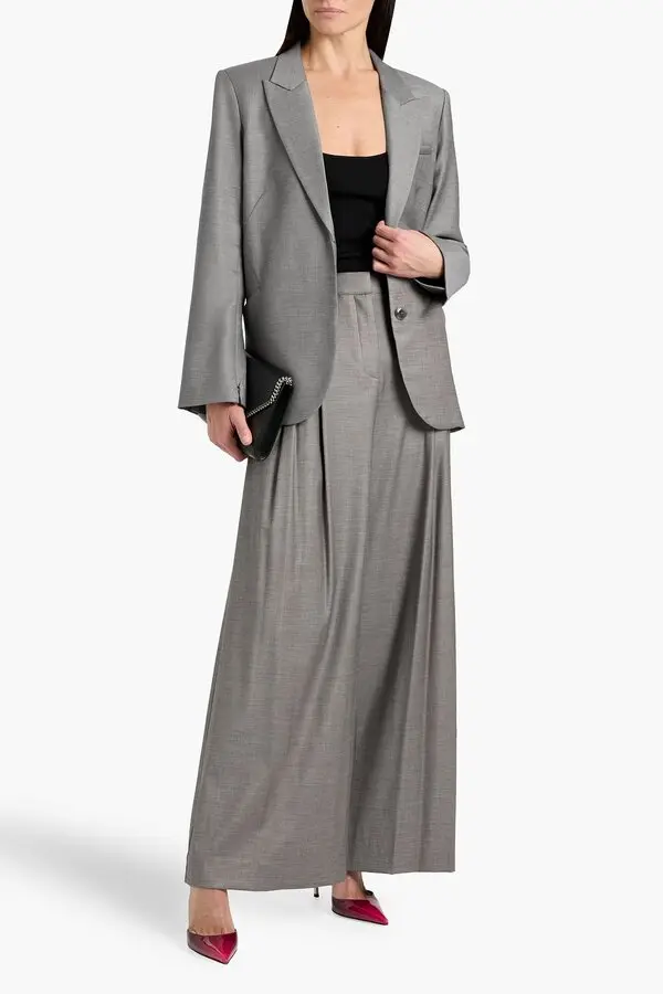 TWP Perfect Boyfriend Wool-blend Crepe Blazer