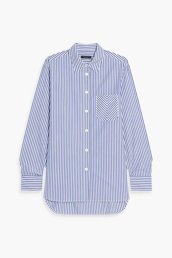 Rag & Bone Maxine Striped Cotton-poplin Shirt