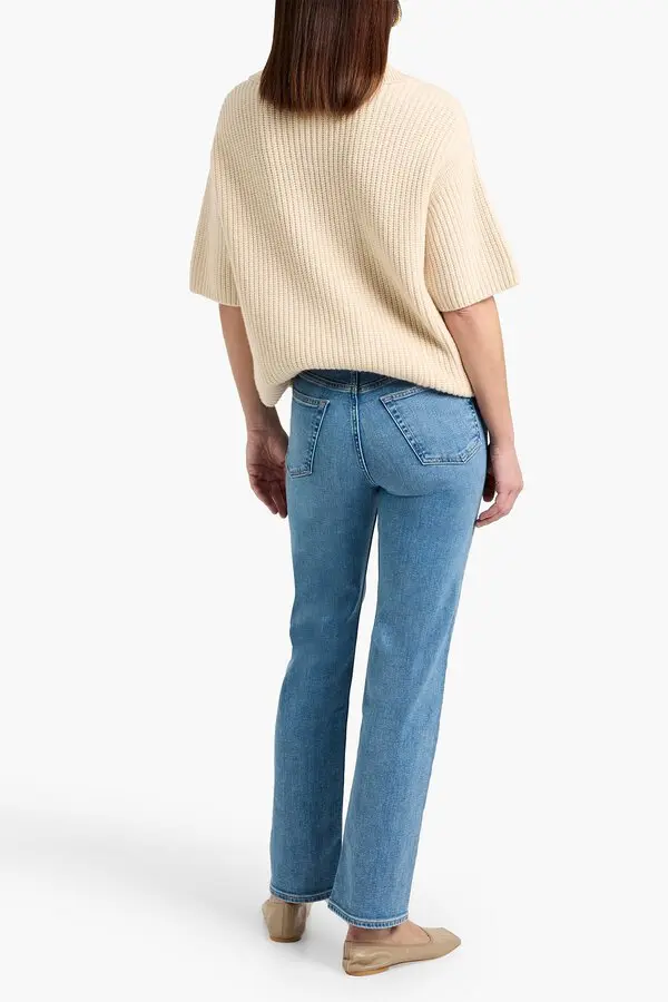 Rag & Bone Flexi Harlow High-rise Straight-leg Jeans